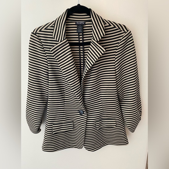 Soho | Jackets & Coats | Soho Striped Blazer | Poshmark
